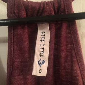 Tops | Dark Purple Spaghetti Strap Tank Top | Poshmark